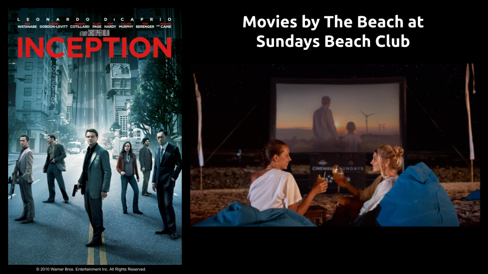 Vé xem phim Under the Stars tại Sundays Beach Club ở South Kuta, Bali ...