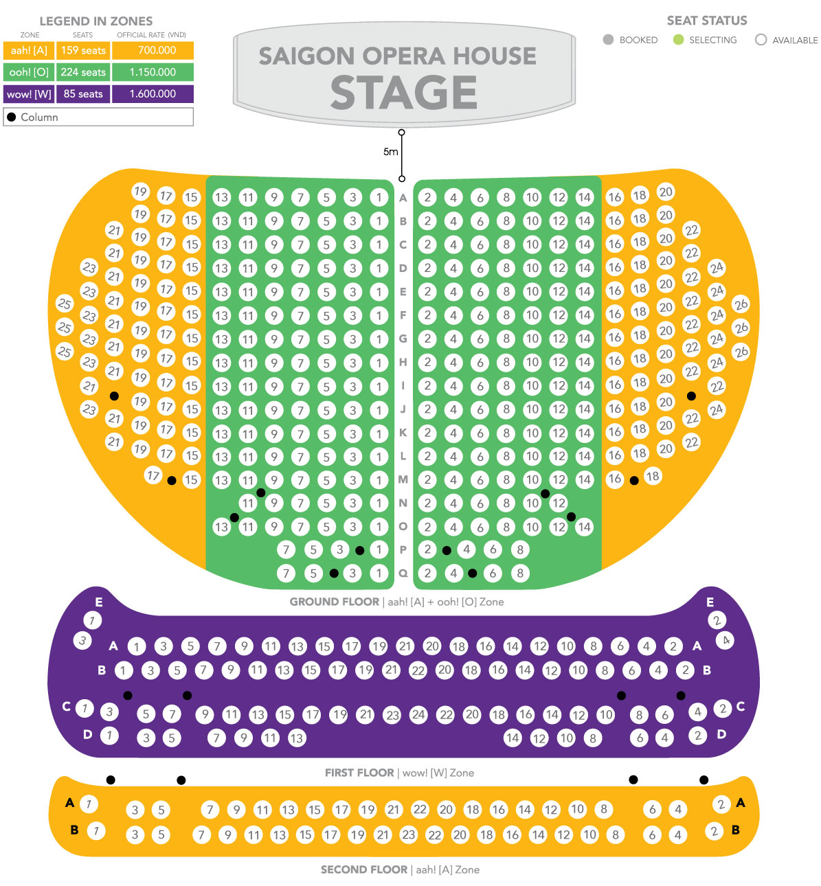 A O Show Ticket at Saigon Opera House - Ho Chi Minh, Vietnam - Klook ...