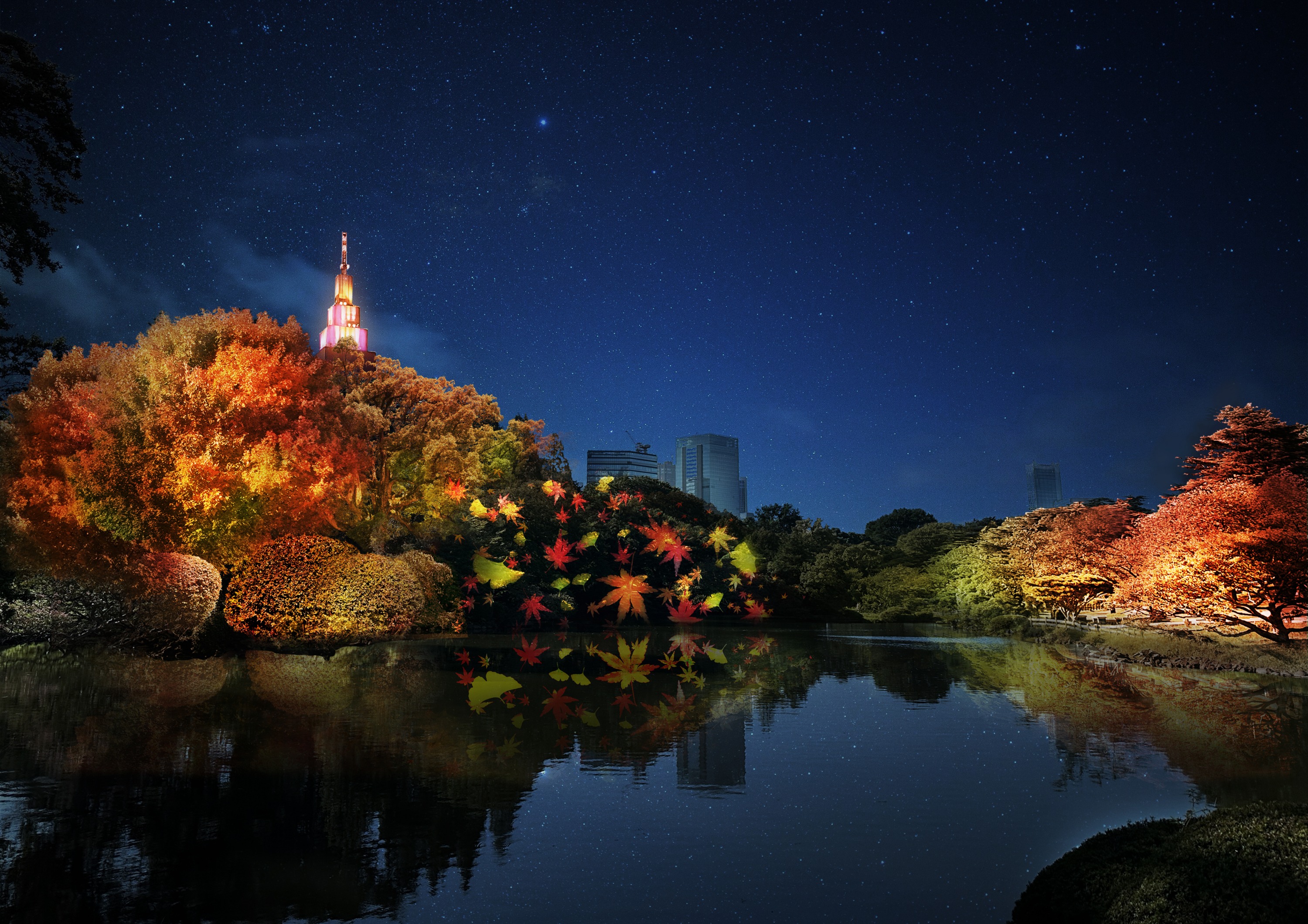  Tokyo NAKED Night Garden At Shinjuku Gyoen Admission In Tokyo And