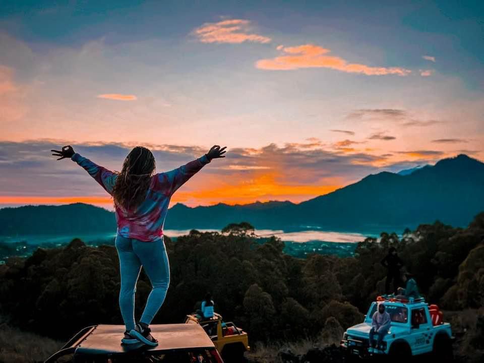 Tis Cafe Ubud, Mount Batur Jeep Sunrise & Waterfall Tour in Bali - HyperAir