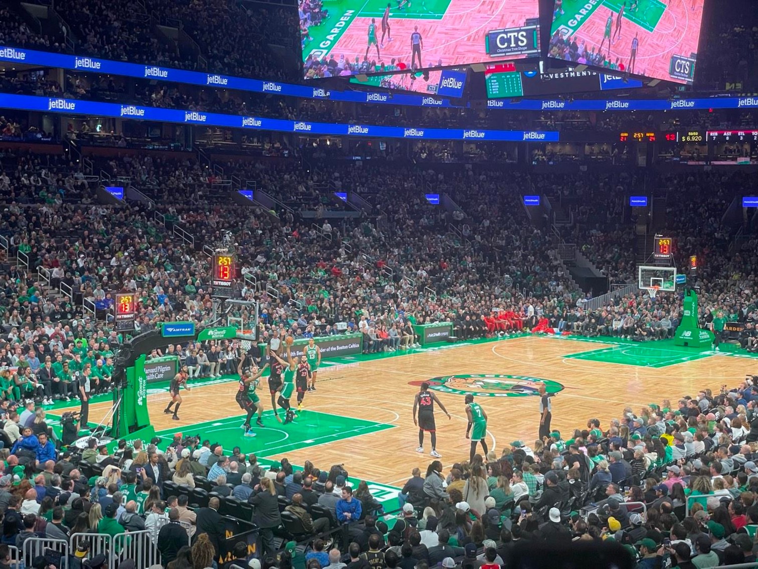 Boston Celtics Basketball Game at TD Garden