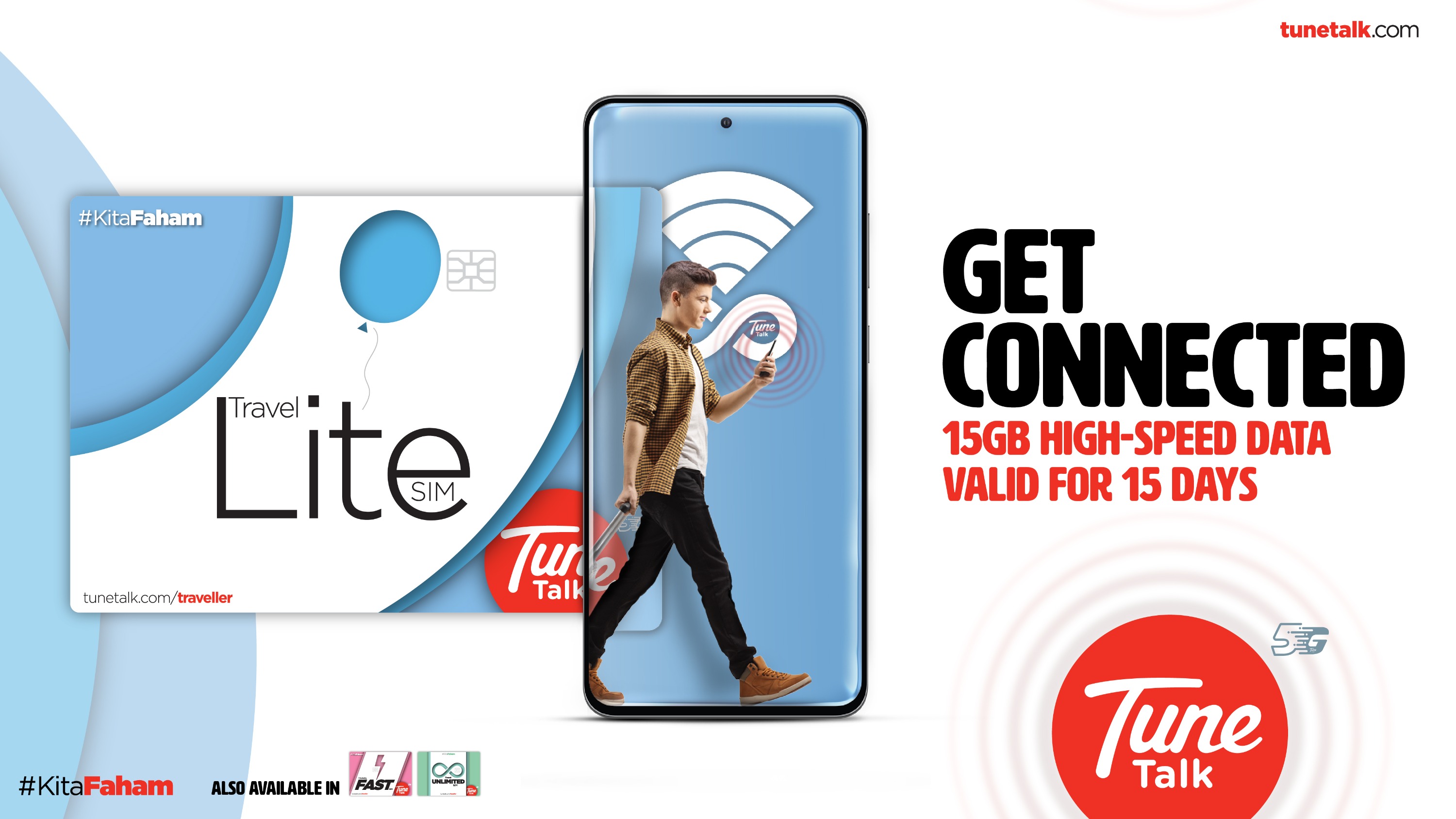 【馬來西亞Tune Talk 4G上網SIM卡（Lite/FAST方案）- 馬來西亞機場領取】- 最佳選擇，輕鬆暢遊馬來西亞 | funBooky