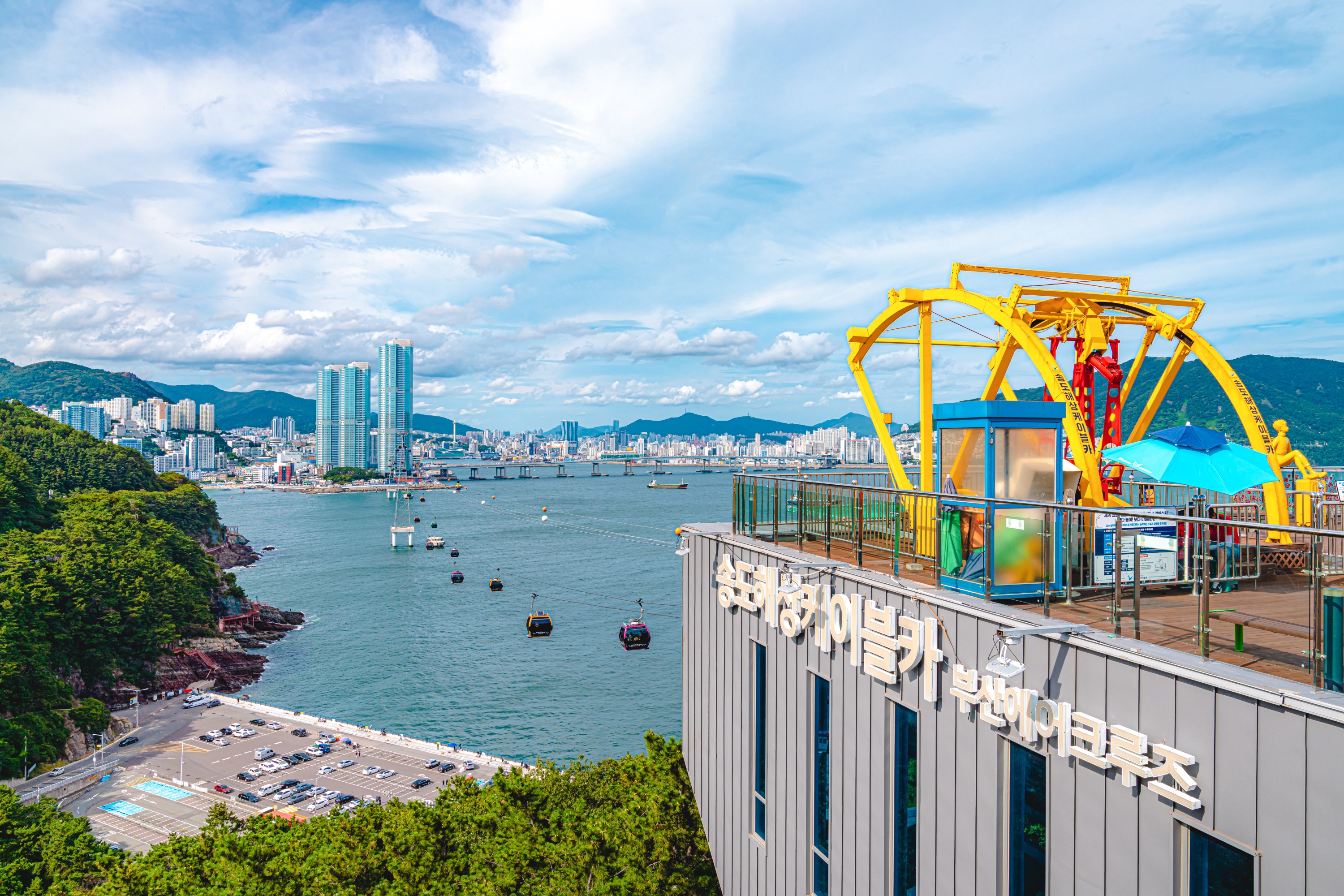 Busan Must-visit 1 Day Tour : Blue line Sky Capsule & Beach Train
