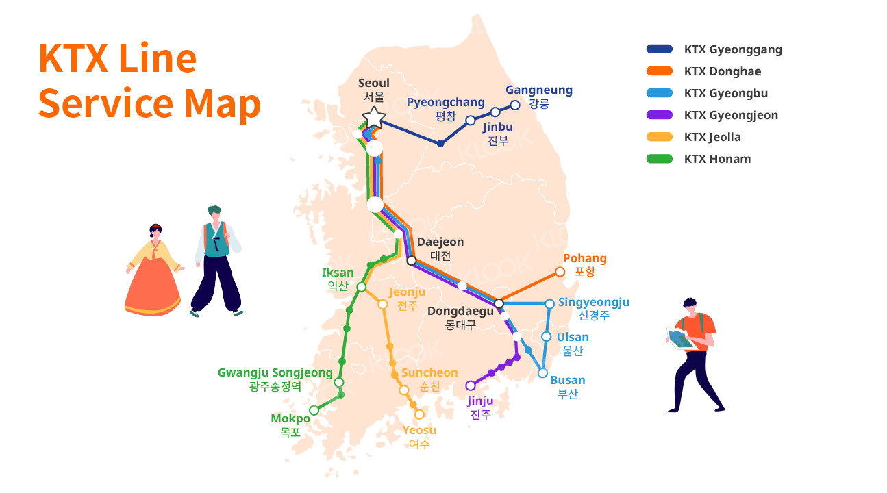 [SALE] Instant Ticket! Korea Rail Pass (KR PASS) 2/3/4/5 Days - Ticket KD