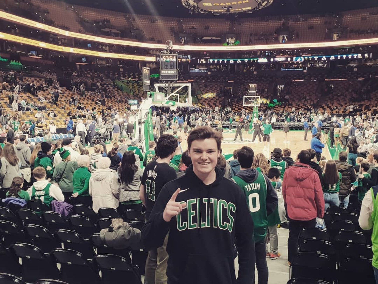Boston Celtics Basketball Game at TD Garden