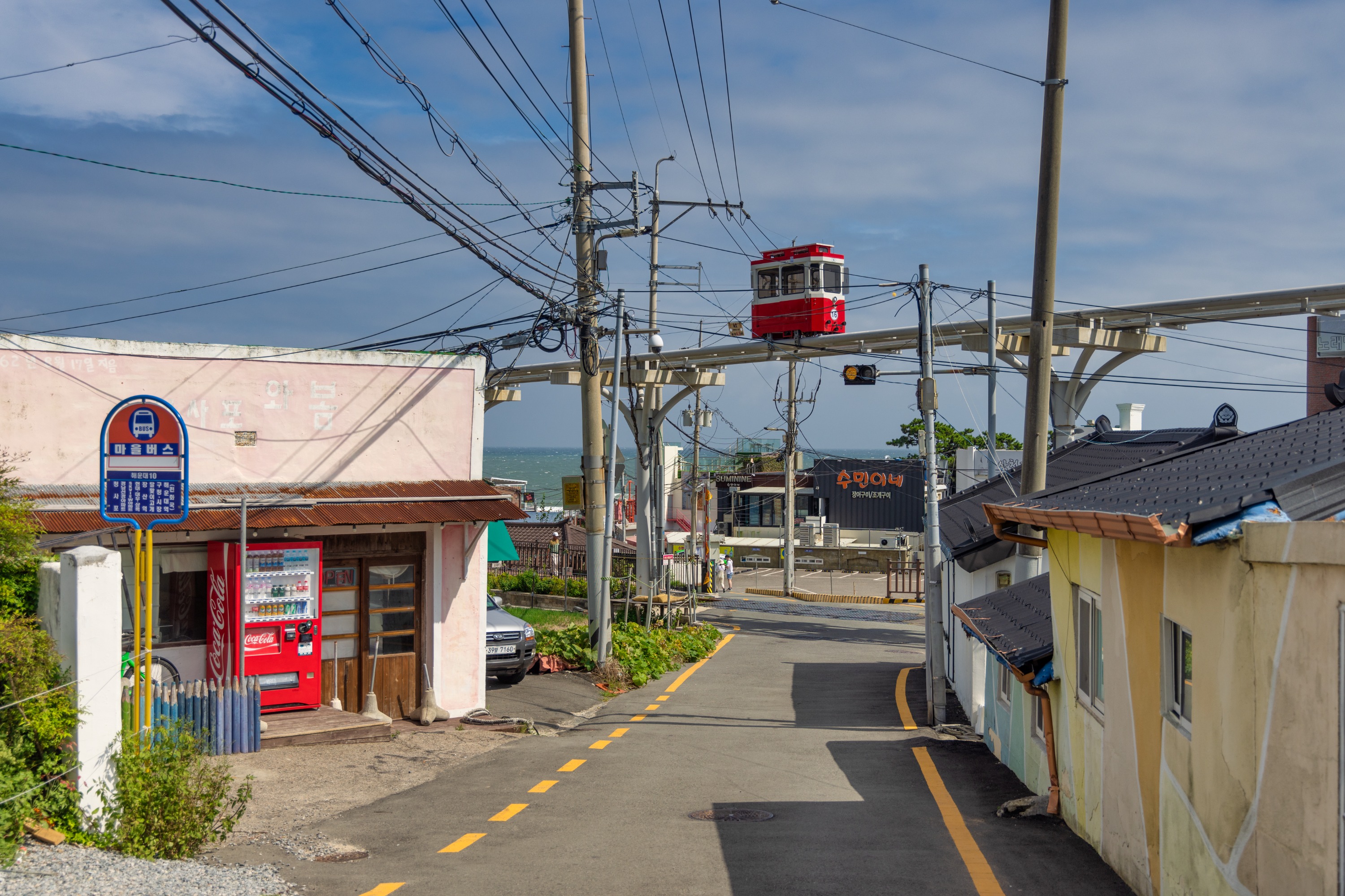Busan Must-visit 1 Day Tour : Blue line Sky Capsule & Beach Train