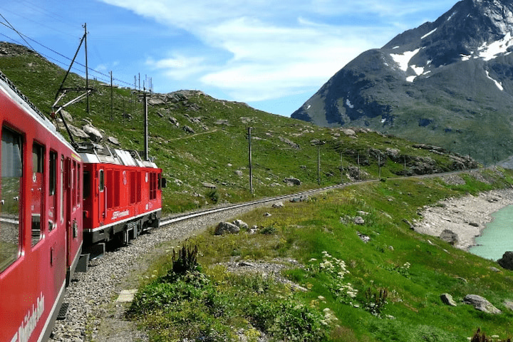 Bernina Express Railway Tour from Milan