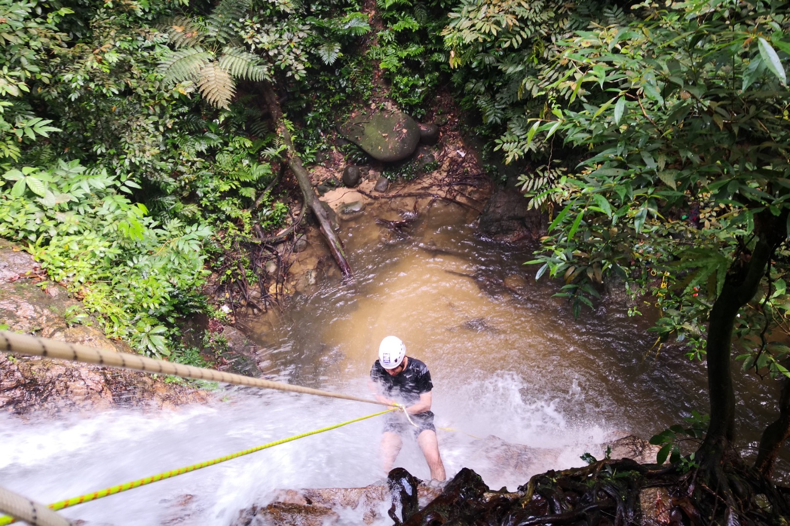 Jungle Trekking with Waterfall Abseiling Adventure & Batu Caves Visit ...