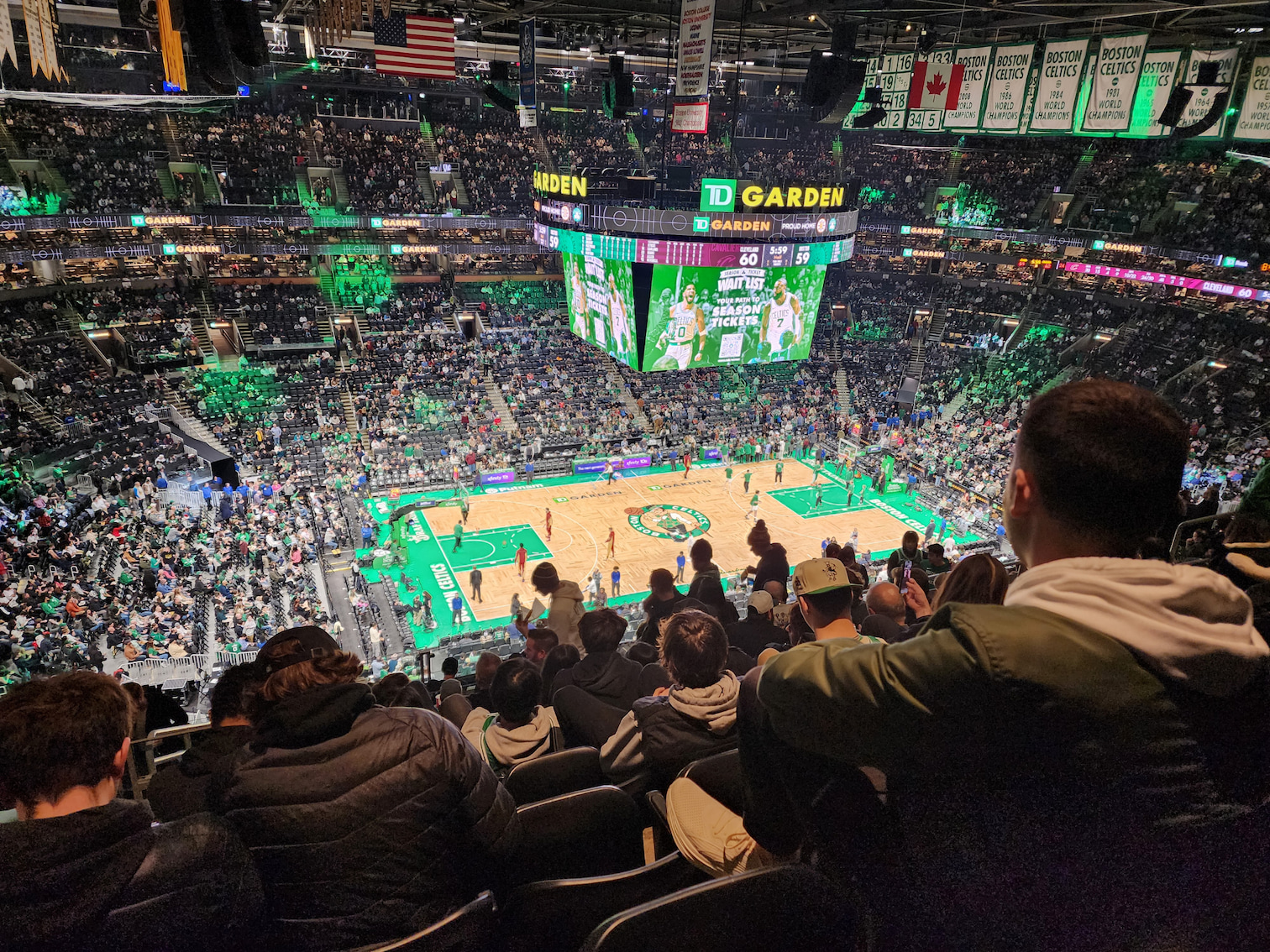 Boston Celtics Basketball Game at TD Garden