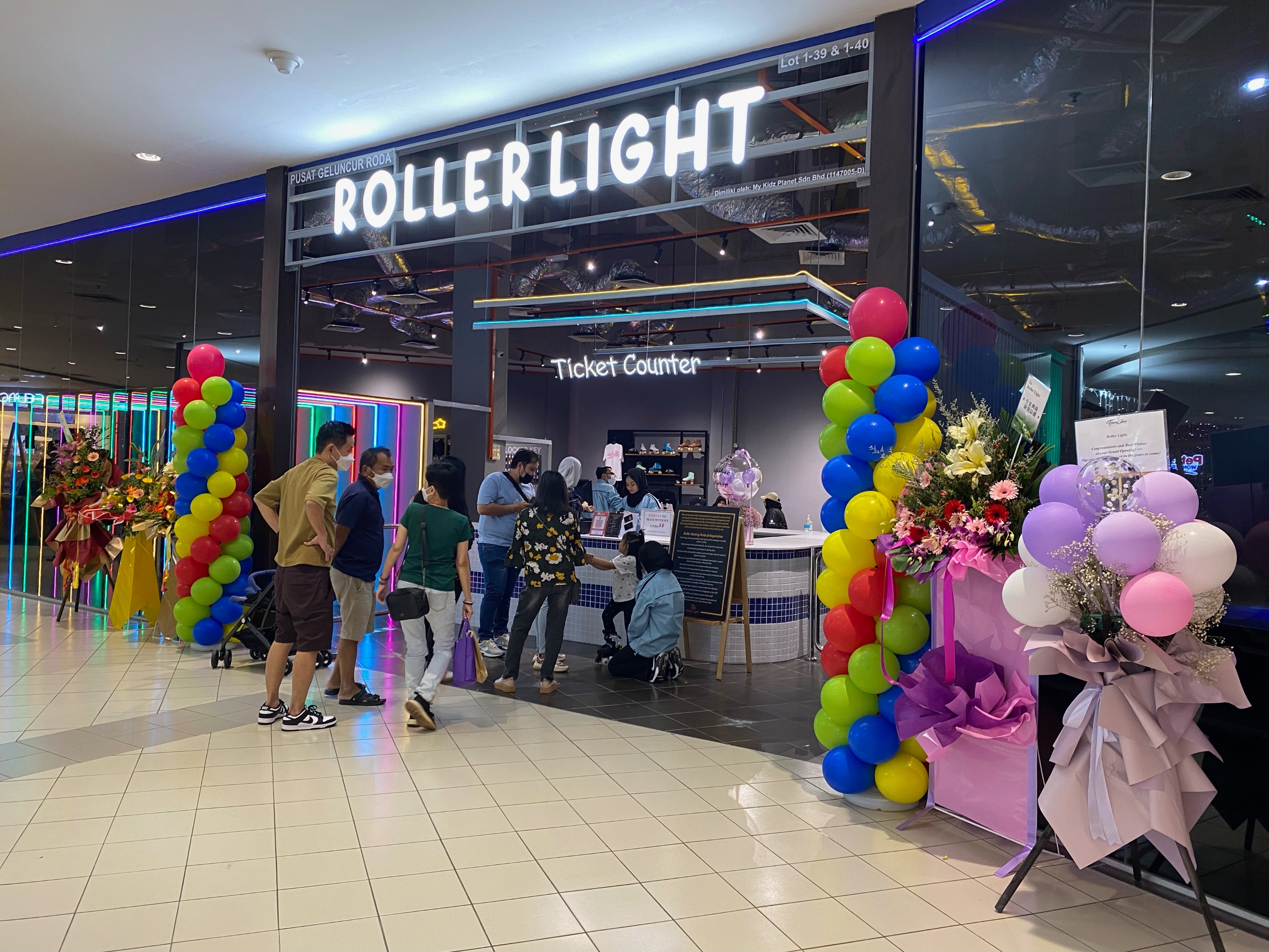 Roller Light Admission in Wangsa Walk Mall at Kuala Lumpur