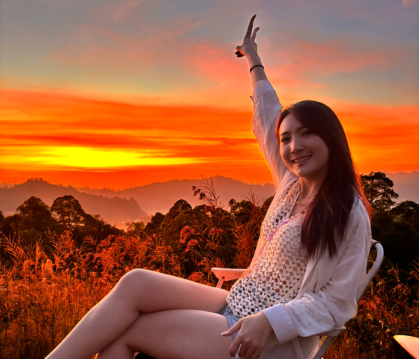 Tis Cafe Ubud, Mount Batur Jeep Sunrise & Waterfall Tour in Bali - HyperAir