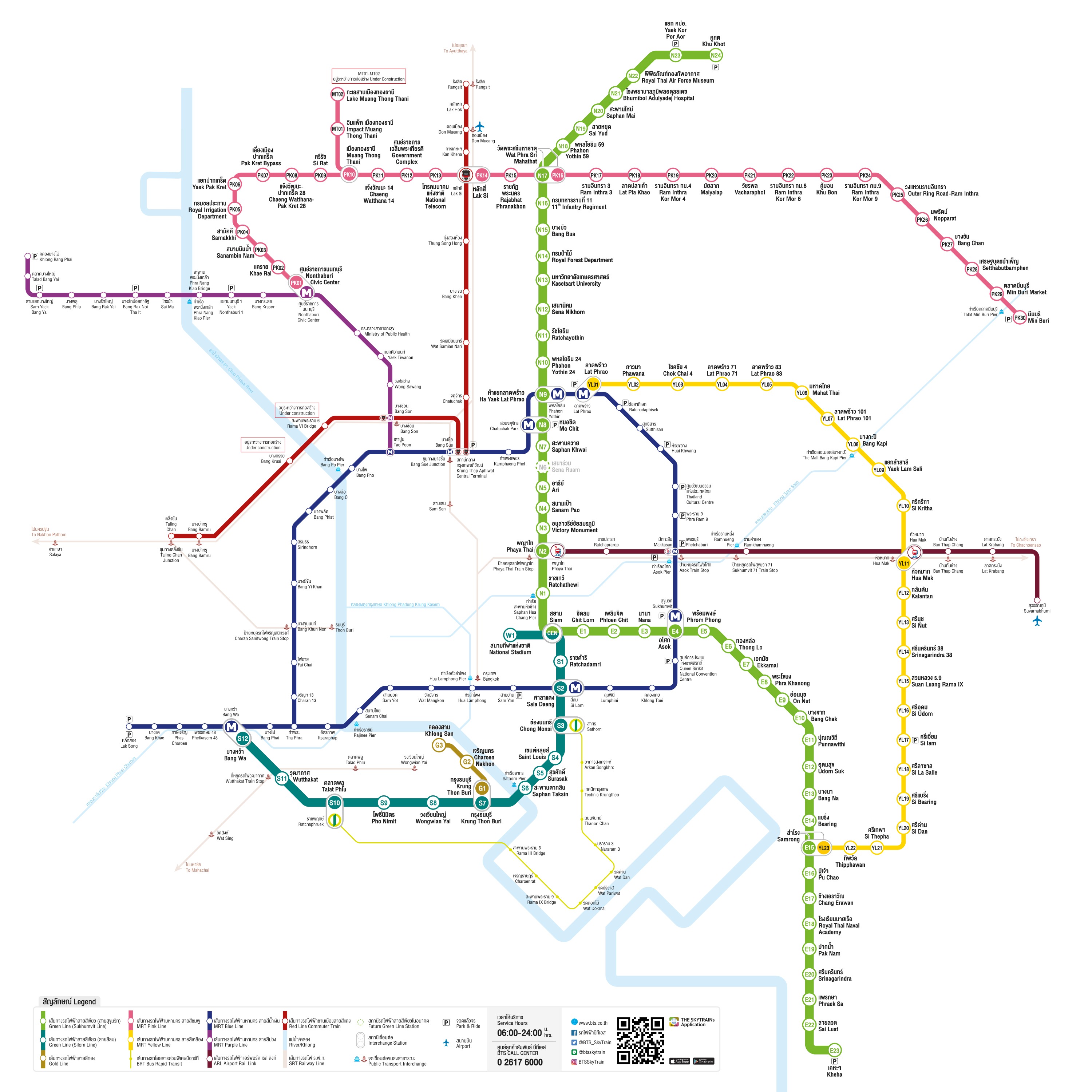Bangkok BTS Skytrain Rabbit Card