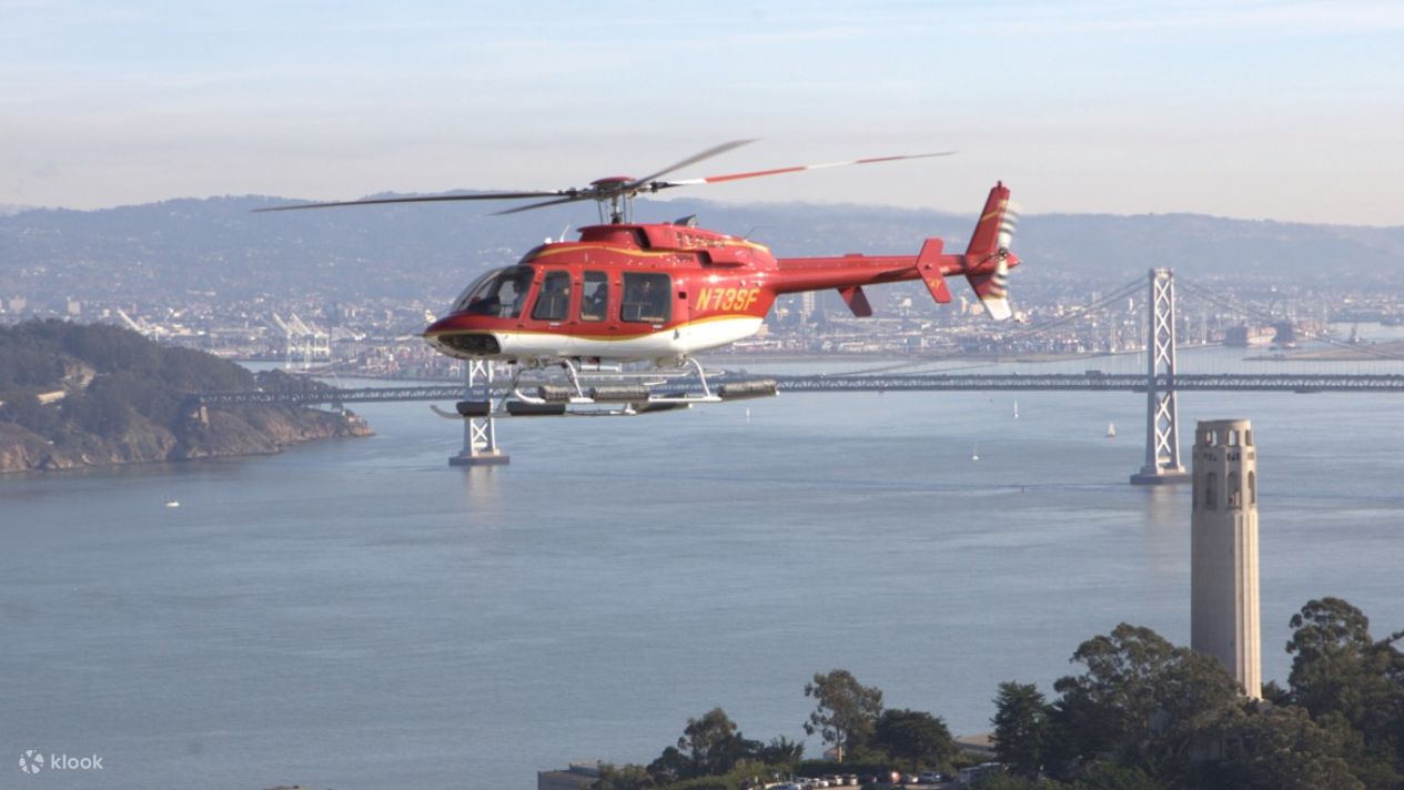 San Francisco Helicopter Tour with Lunch Sausalito - Klook Estados Unidos