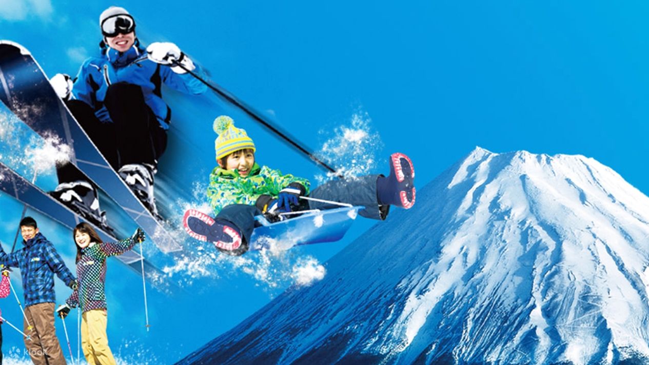 Mt. Fuji 2nd Station Yeti Snow Resort Snow Play/Skiing & Japanese Hot ...