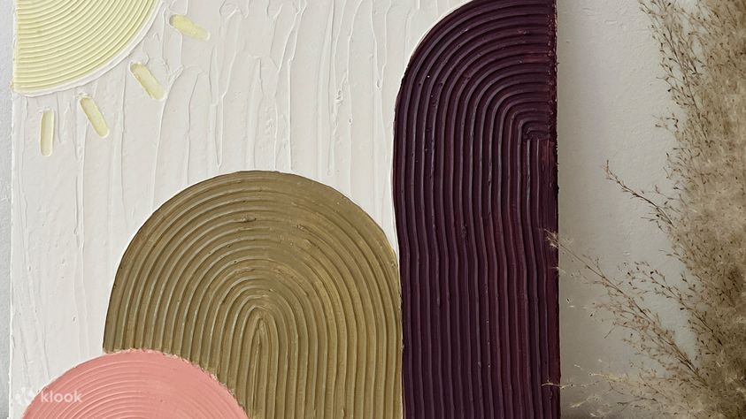 Minimalist Textured Art Workshop in Singapore - Klook