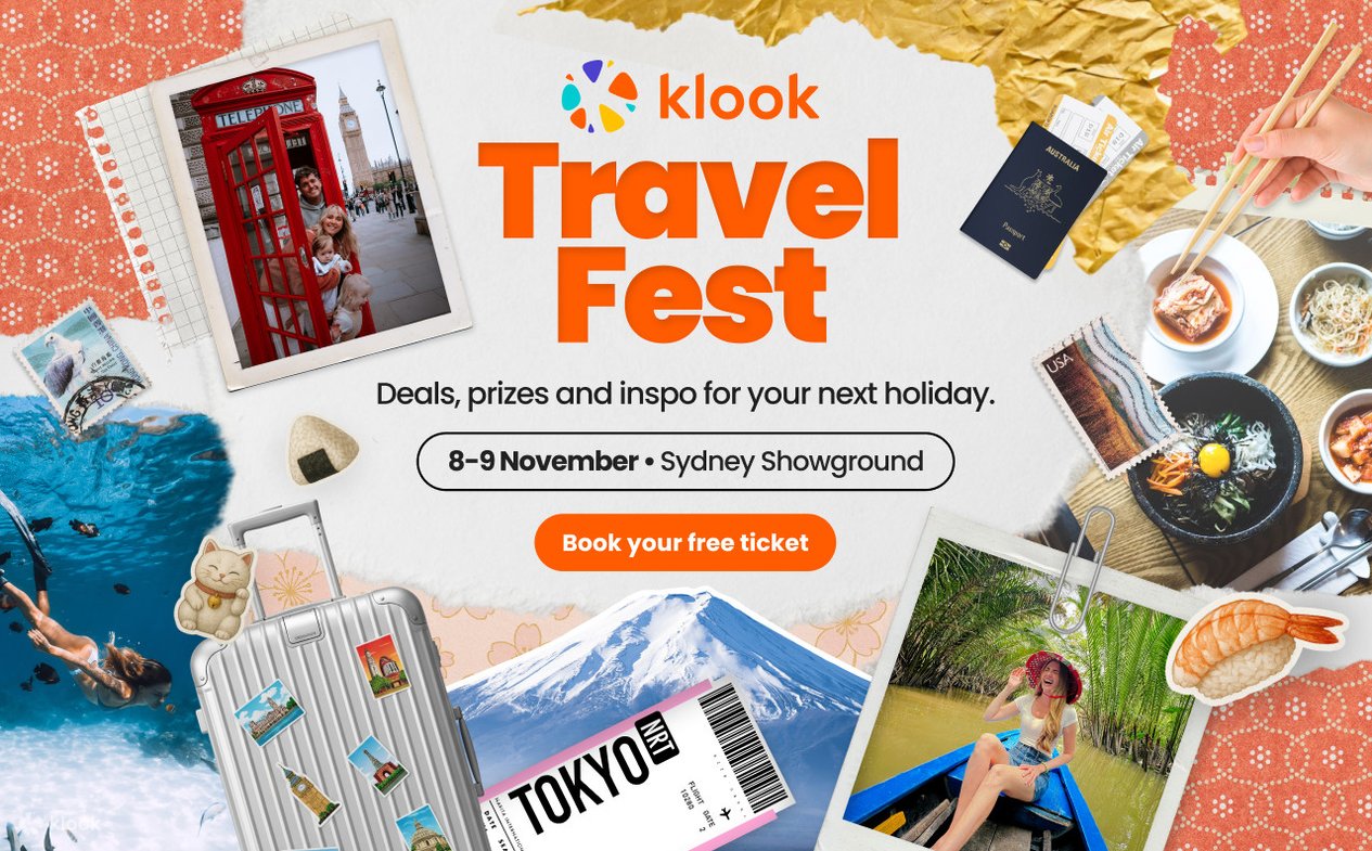 Klook Travel Fest 2025 FREE Admission in Sydney - Klook
