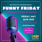 Funny Fridays |26th May 2023 at The Lemon Stand |Comedy Show