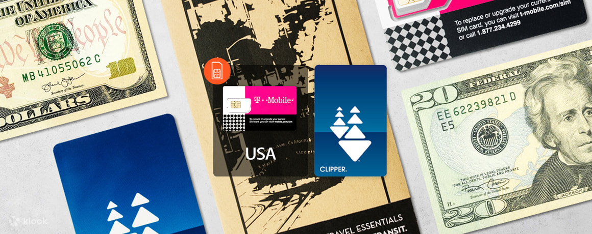 Clipper Card and T-Mobile 4G SIM Card Set for San Francisco - Klook ...