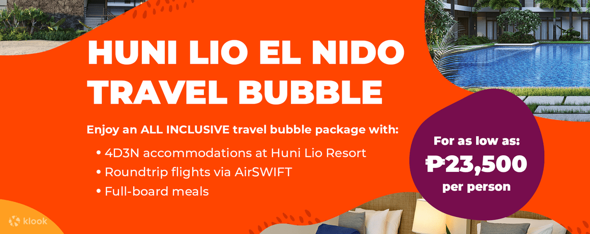Huni Lio Resort in El Nido 4D3N Travel Bubble Package (All-In Fly ...