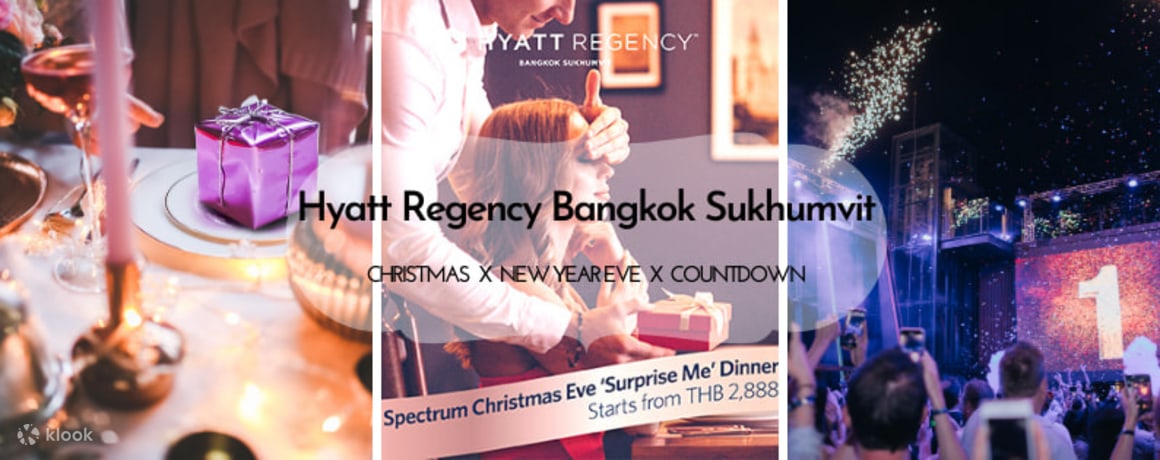 Spectrum New Year's Eve Dinner in Hyatt Regency Bangkok Sukhumvit - Klook