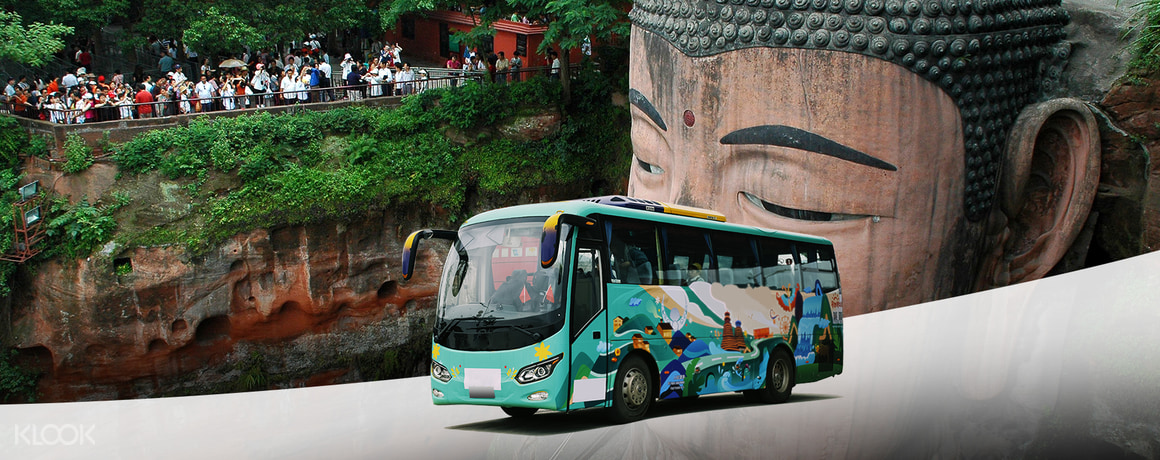 Shared Shuttle Bus Transfers Between Downtown Chengdu and Leshan Giant ...