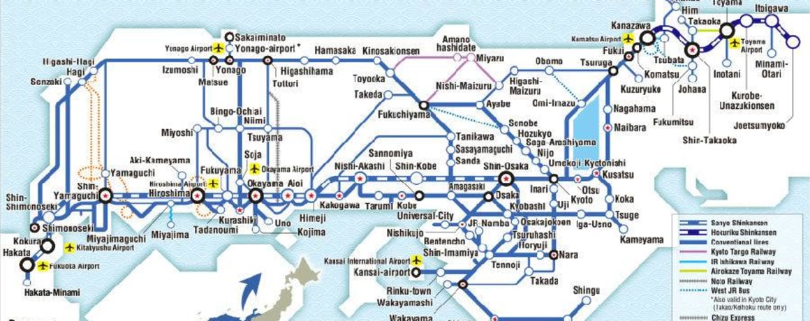 7 Day JR-WEST All Area Pass - Klook Australia