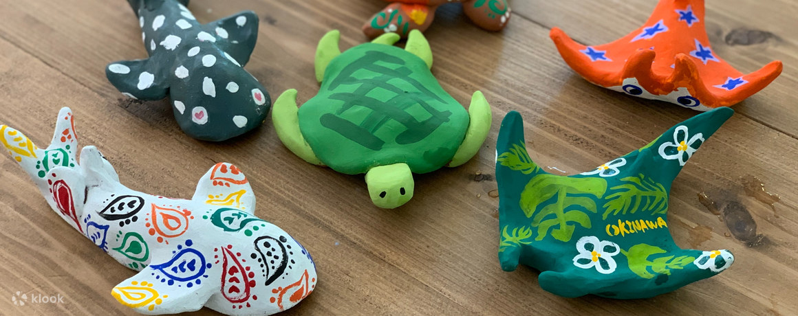 Cute sea creature painting experience in Okinawa - Klook Australia