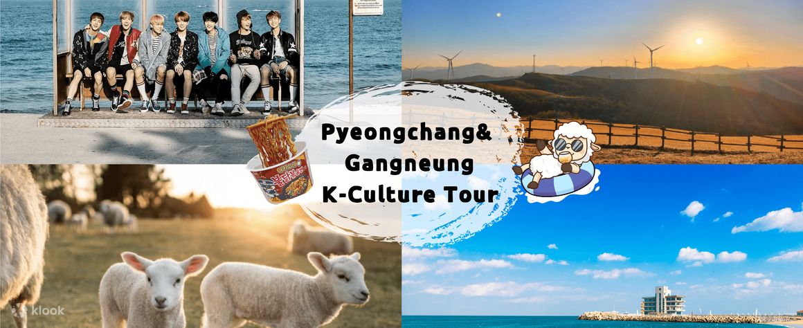 BTS / Gangneung / Beach / Sheep Ranch / Ramyeon Sunset Tour - Klook