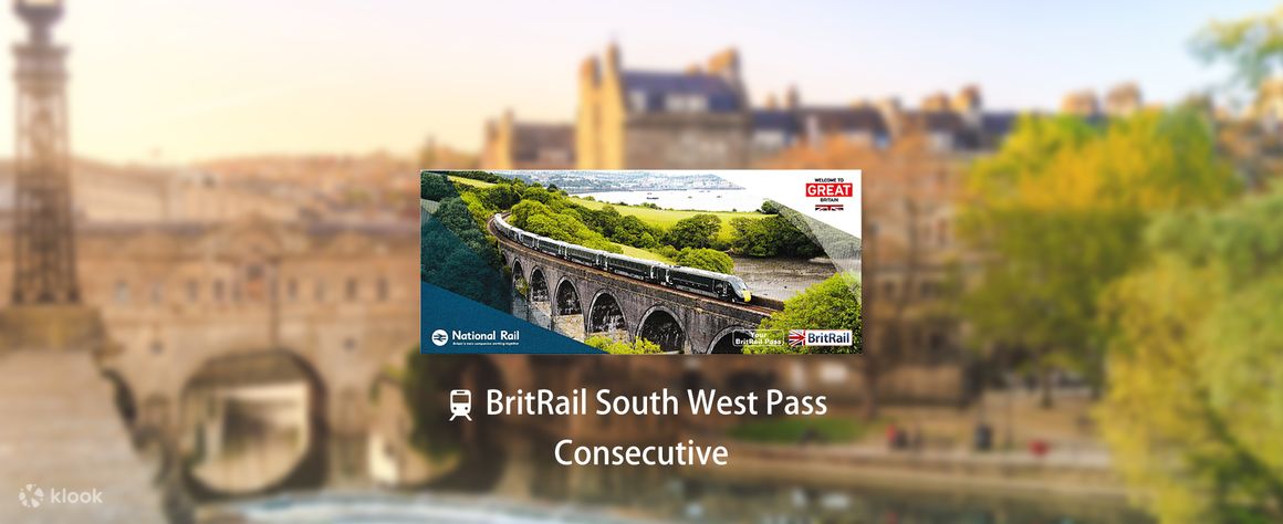 BritRail 英國鐵路西南火車證（連續 3日/ 4日/ 8日/ 15日/ 22日/ 1個月） - Klook香港