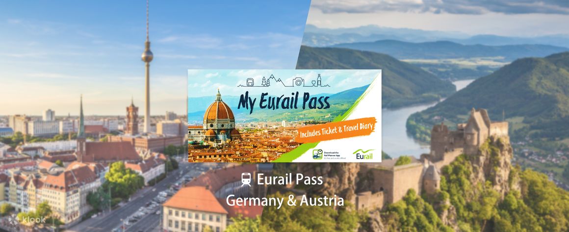 Eurail Pass for Germany & Austria (4, 5, 6, 8 or 10 Days) - Klook Hong Kong