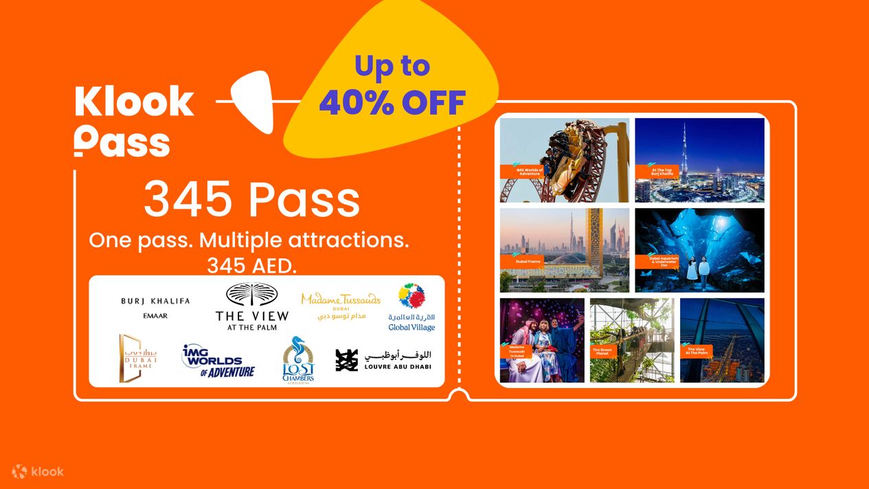 Klook 345 Pass - Unlock Unforgettable Adventures for Only 345 AED ...