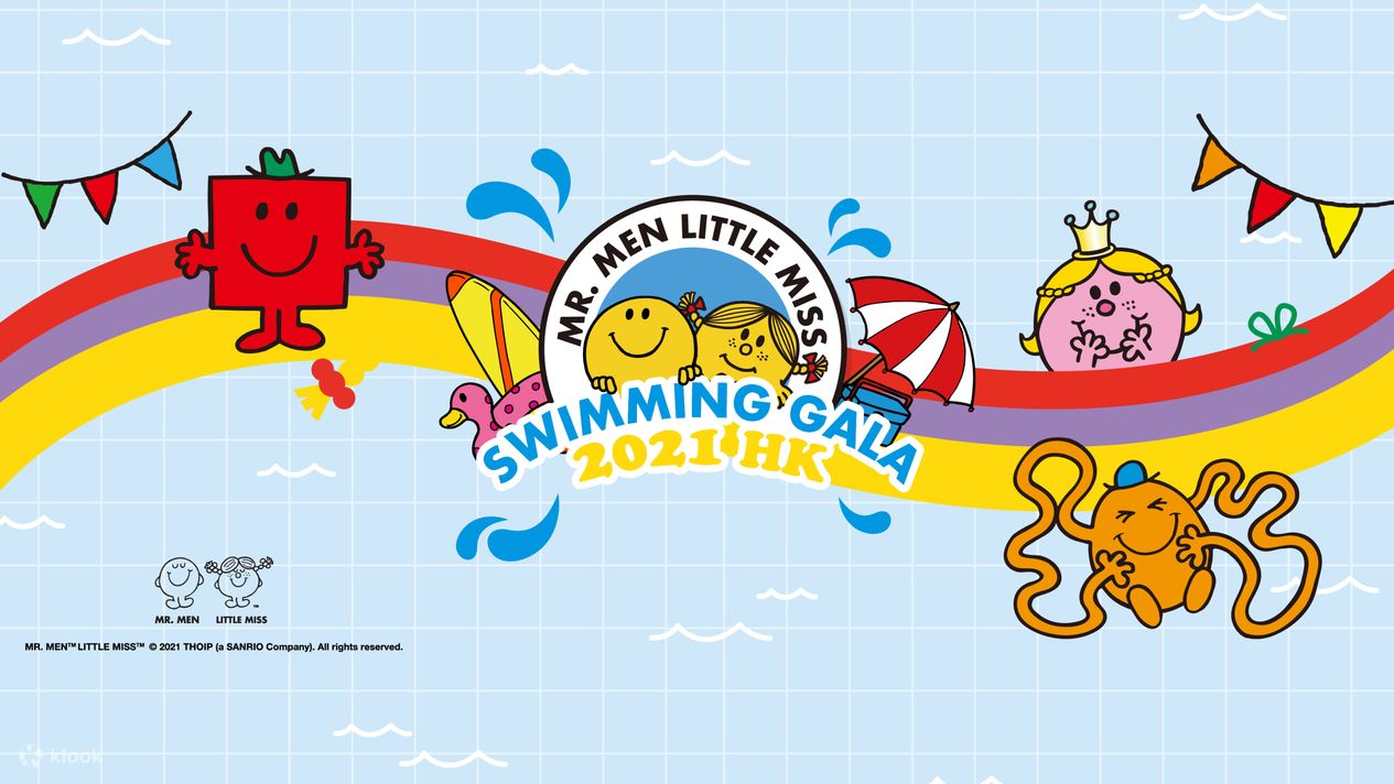 Mr. Men Little Miss Swimming Gala HK 2021 - Klook Hong Kong