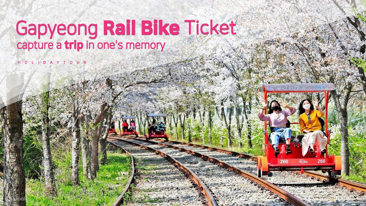 Expérience Gapyeong Rail Bike, Séoul - Klook