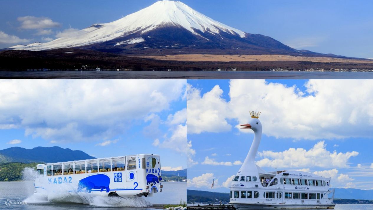 Popular Mt. Fuji amphibious bus day tour｜KABA BUS/Swan Lake Cruise ...
