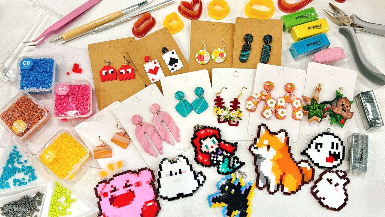 Clay Accessory & Perler Beads Experience Workshop by Anna Craft - Klook