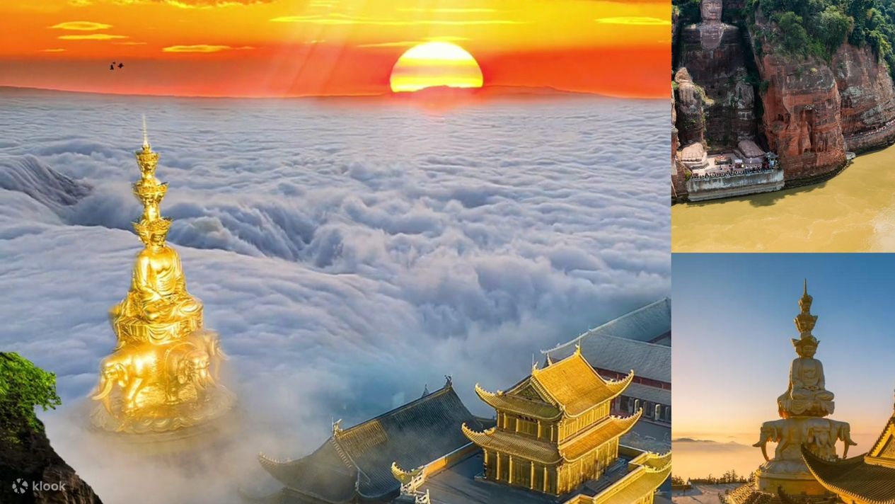 [Emei Mountain on the Clouds] Emei Mountain + Leshan Giant Buddha 2 ...