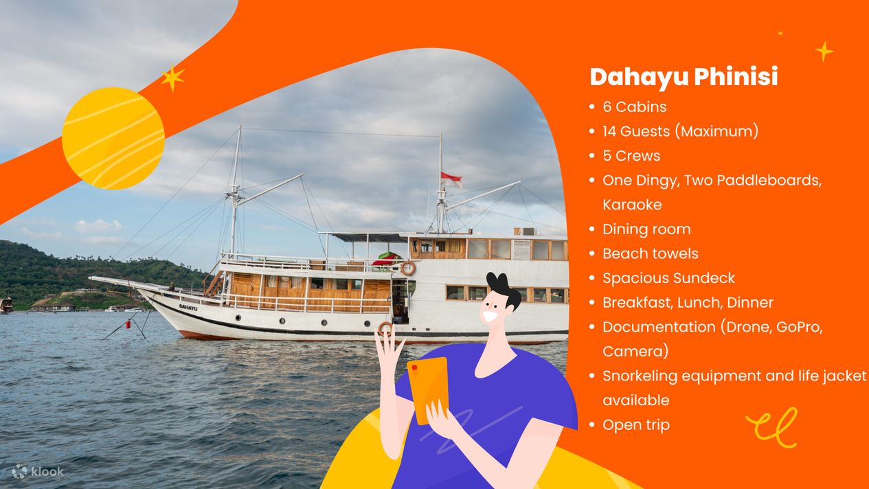 Dahayu Phinisi Sailing Komodo Liveaboard Labuan Bajo - Klook Indonesia
