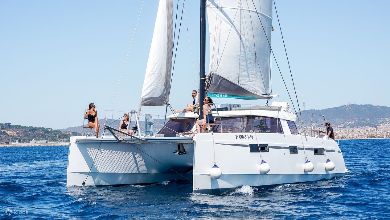 Small-Group Catamaran Sailing & Ecologic Wine Tasting in Barcelona ...