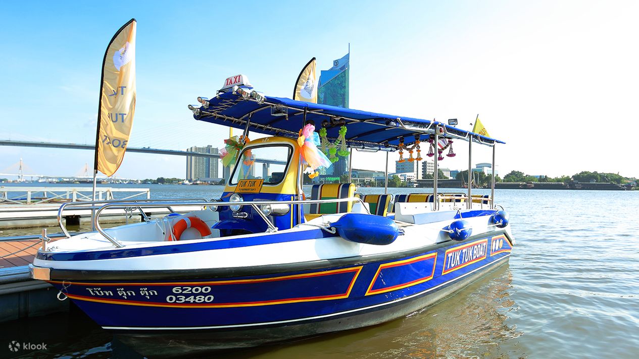 Private Chao Phraya River Tuk Tuk Boat Charter Trip - Klook