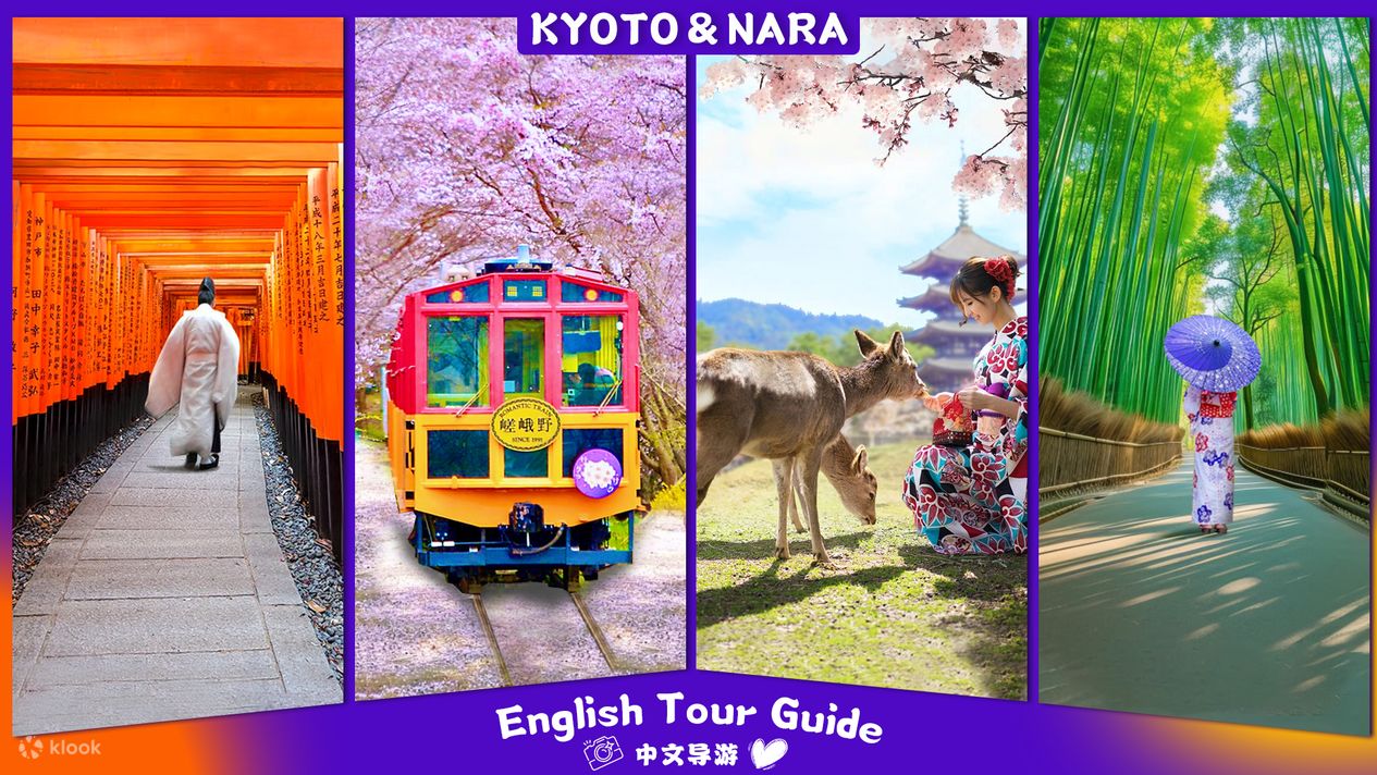 [Kyoto, Nara, Arashiyama Train Cherry Blossoms One Day Tour] Hotel pick ...