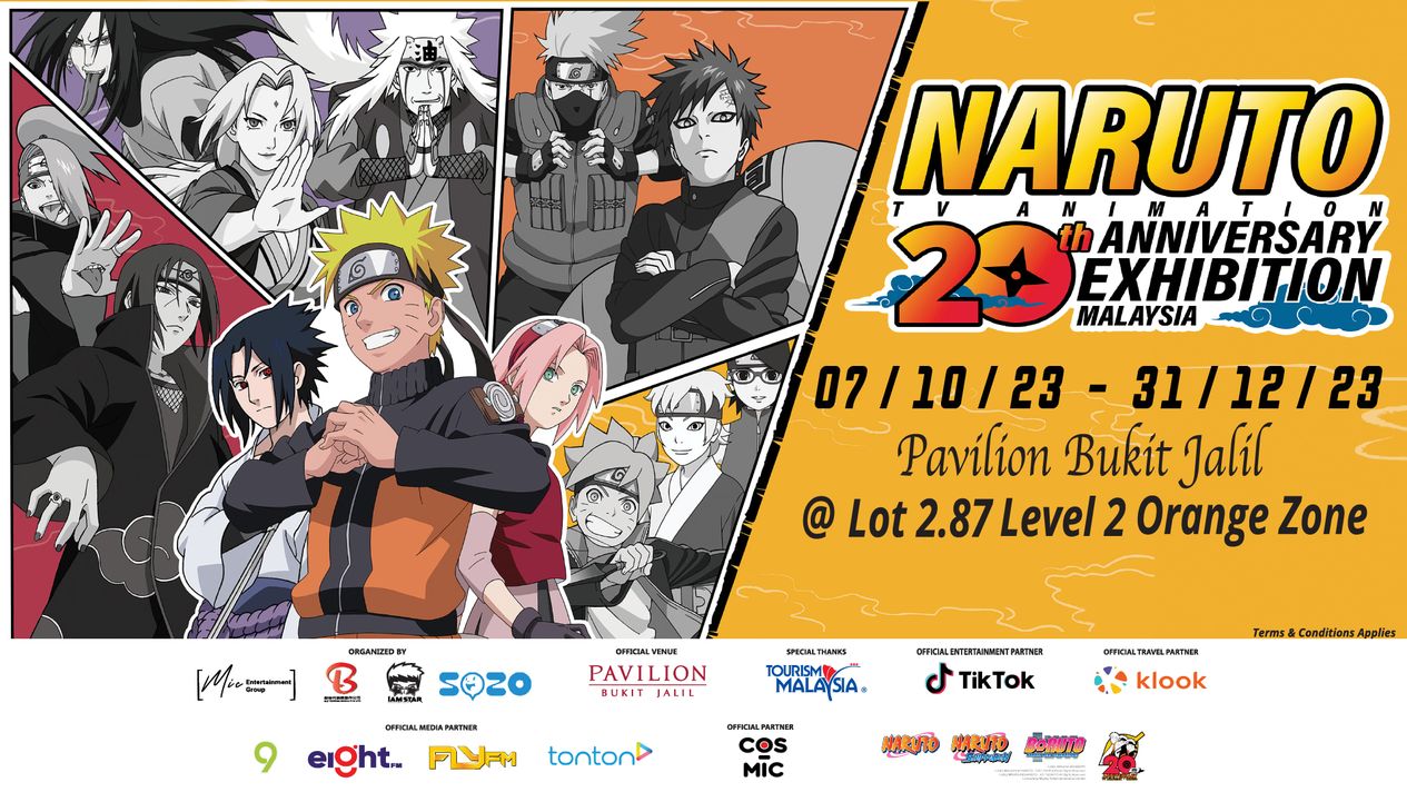 NARUTO TV Animation 20th Anniversary Exhibition Ticket - Klook Malaysia