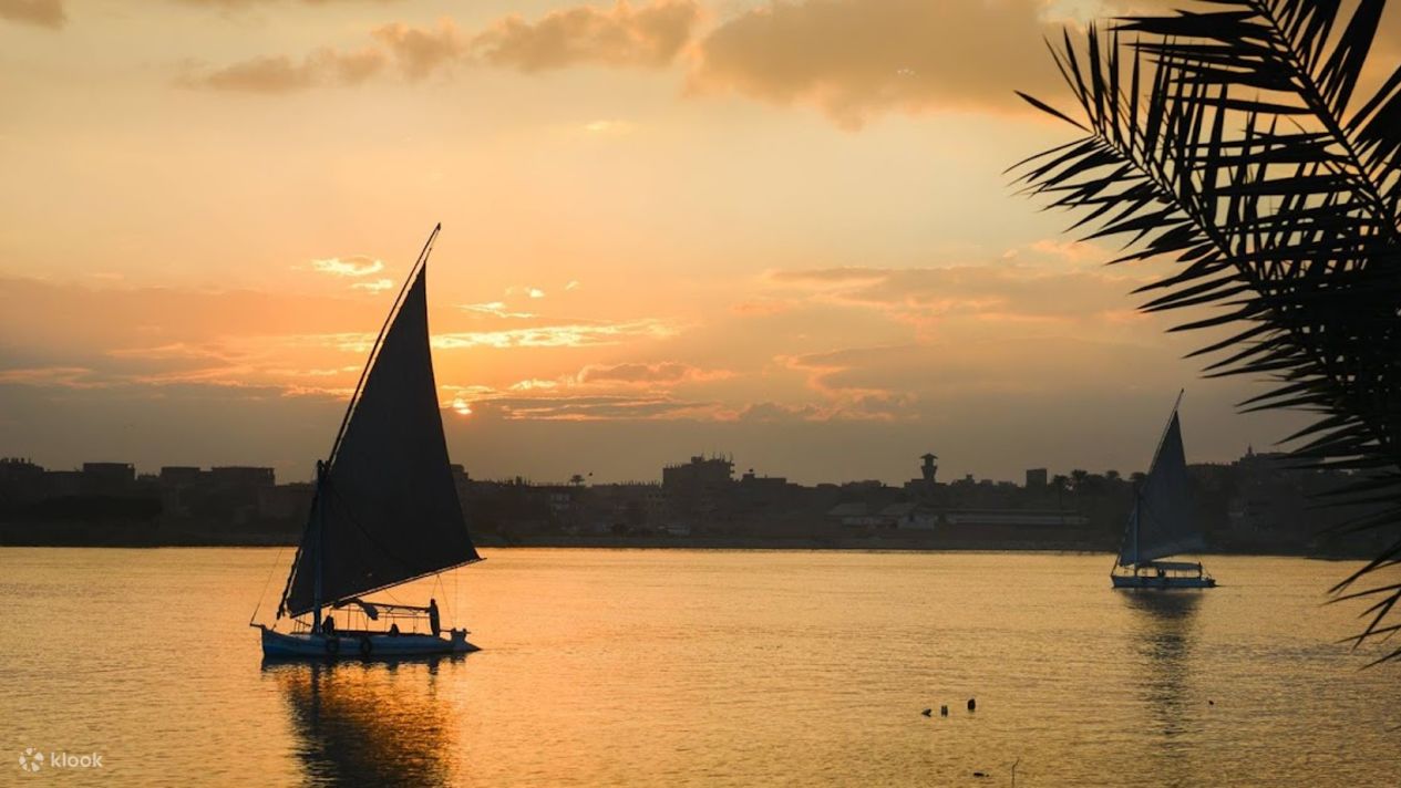Private felucca ride at sunset on the Nile River in Luxor - Klook Singapore