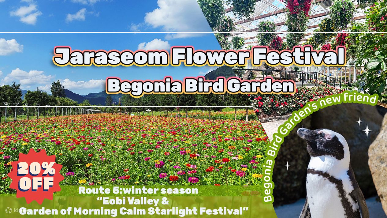 Jaraseom Flower Festa - Begonia Bird Garden Day Tour - Klook Malaysia