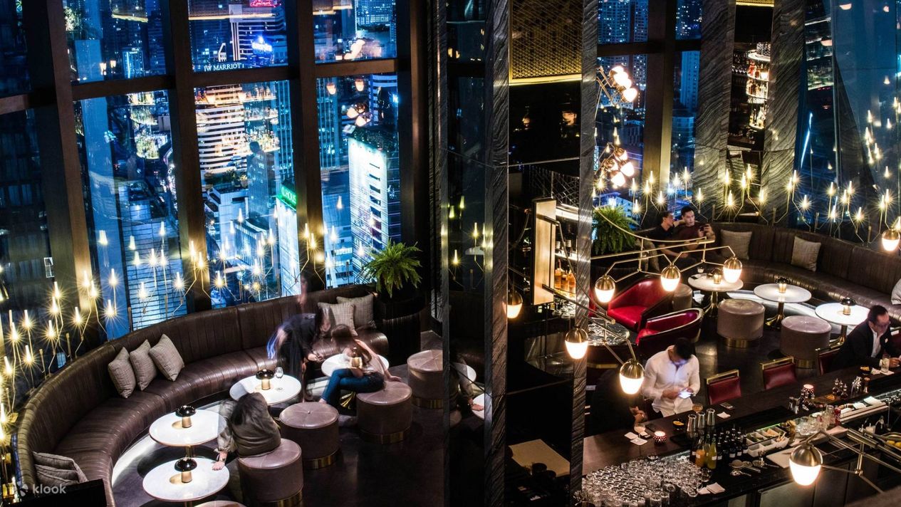 Cocktail Bar on 35th Floor at Penthouse Bar + Grill, Park Hyatt Bangkok ...