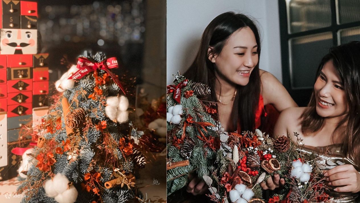 Christmas tree and garland workshop - Klook Canada