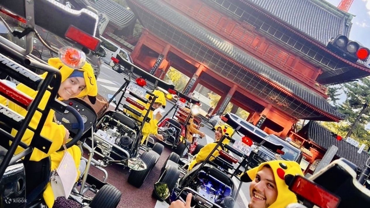 Like a Hero! Go-Kart Tour Exploring around Tokyo - Klook Australia