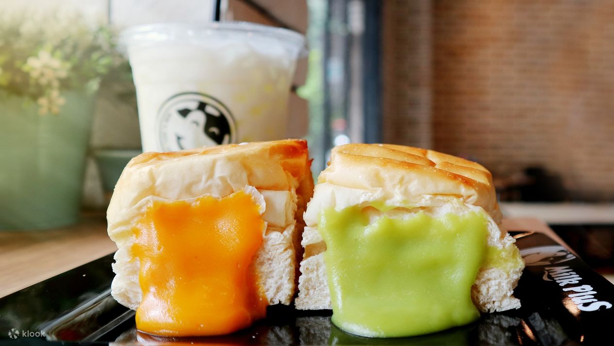 【国民甜点】Milk Plus - 泰国曼谷MBK购物中心的果酱吐司配牛奶 - Klook客路