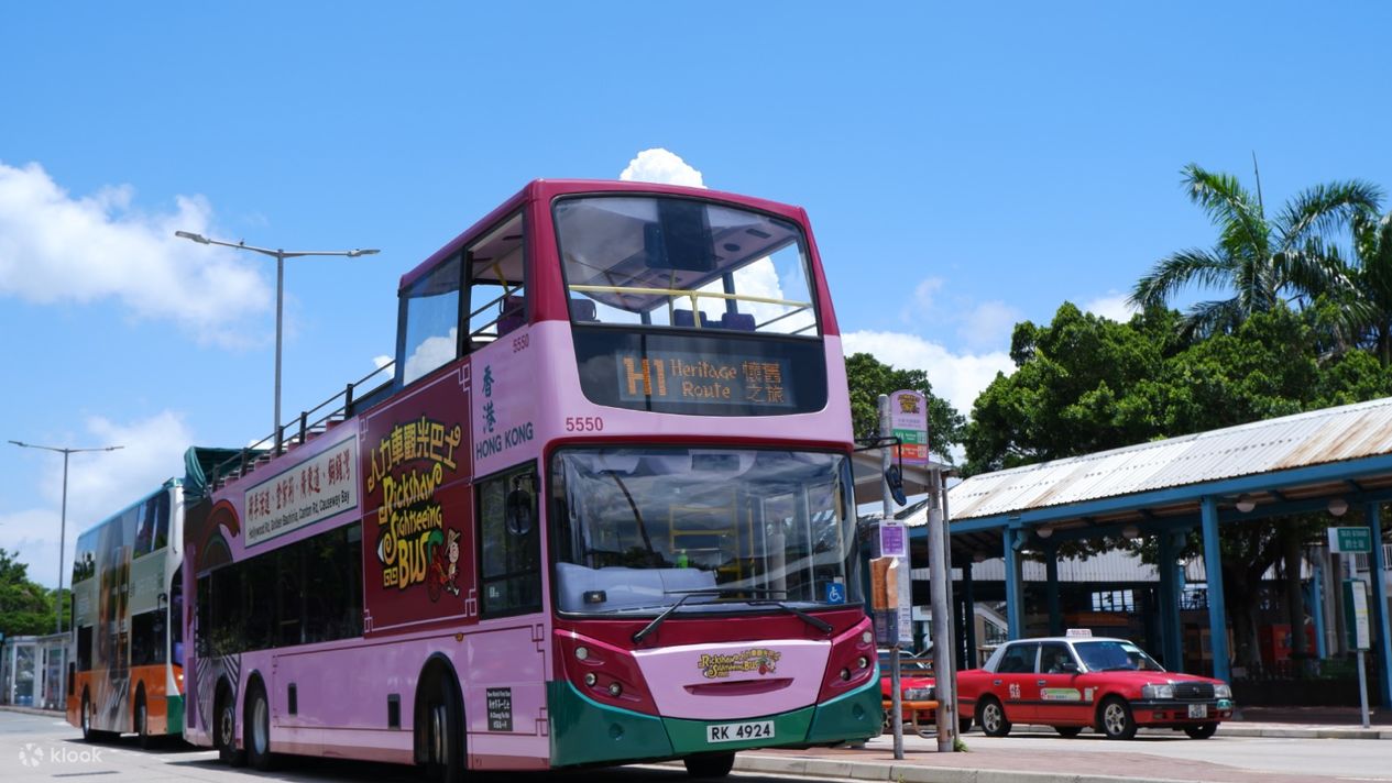 Rickshaw Tour Bus - Open Double Decker Bus Local Tour - Klook Australia