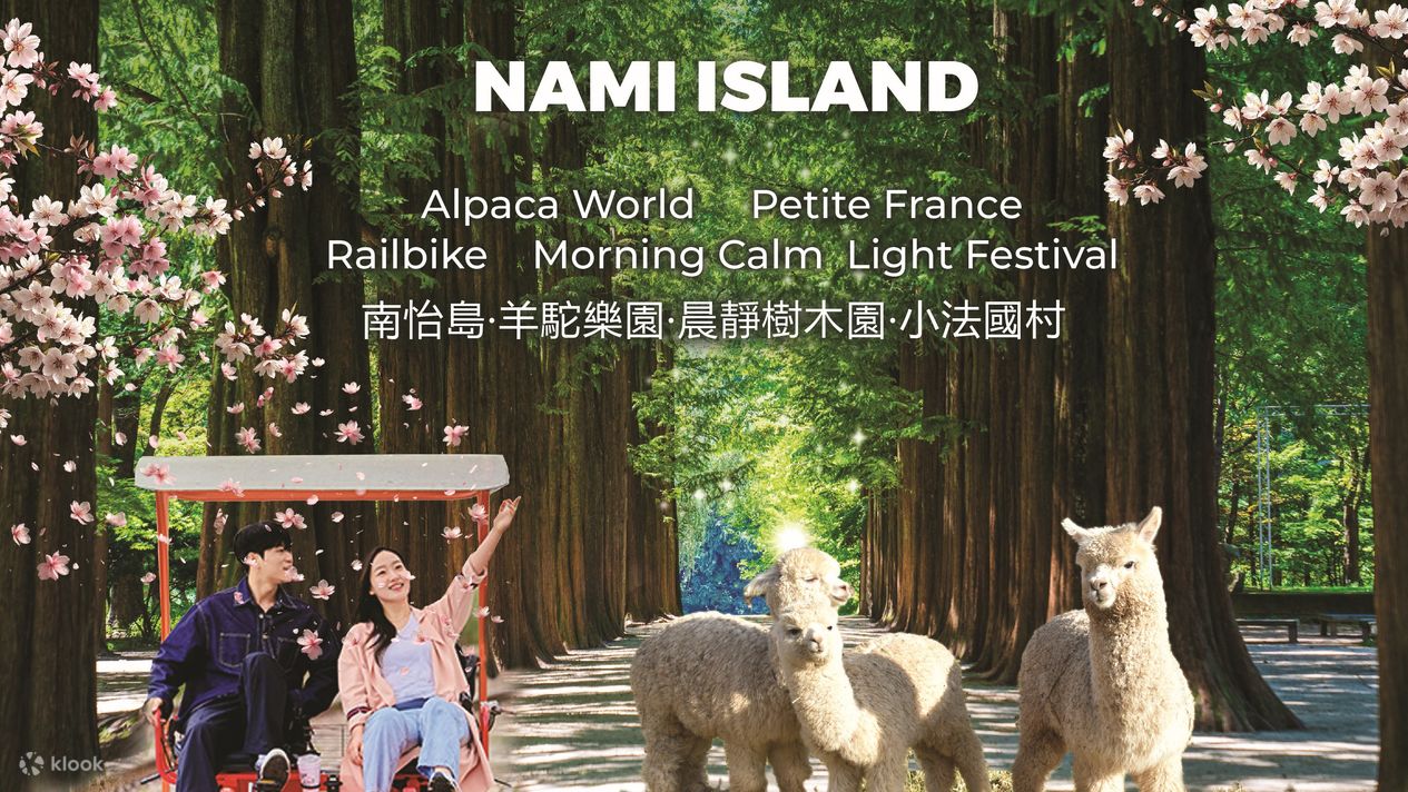 Nami Island & Eobi Ice Valley & Panorama Field & Morning Calm Tour - Klook