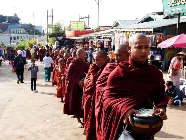Mahagandayon Monastery Alms Giving Ceremony Experience from Mandalay ...